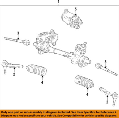 GM OEM 16-24 LaCrosse Steering Gear Linkage-Inner Tie Rod 23449526 | eBay