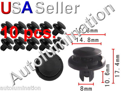 Honda Acura 91512-SX0-003 Mitsubishi Mu000319 Fender Liner Bumper Rivet ...