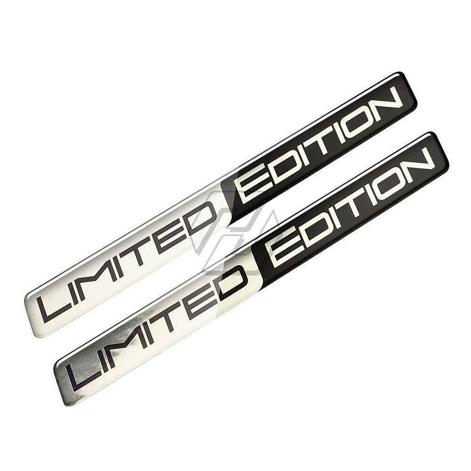 2pcs 3D Limited Edition Logo Car Styling Emblem Badge Sticker Decal ...