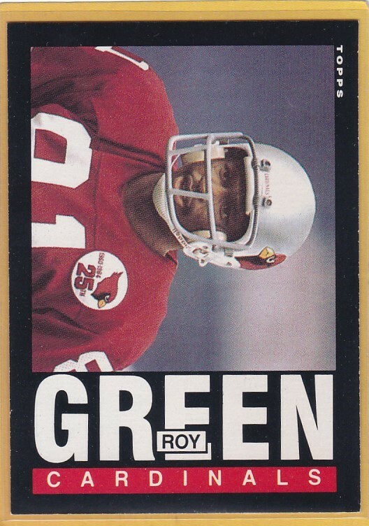 1985 TOPPS FOOTBALL ROY GREEN #140 CARDINALS NM *87966 | eBay