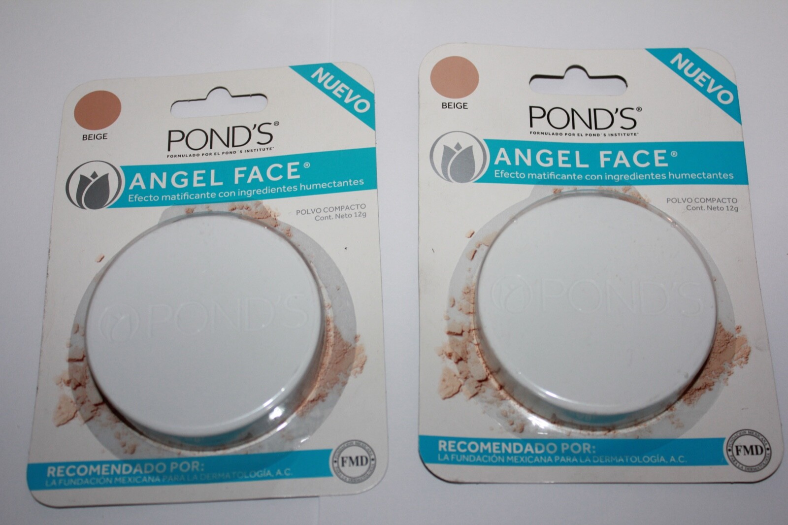 Pond's ANGEL FACE Make Up Powder Beige Lot Of 2 In Box | eBay