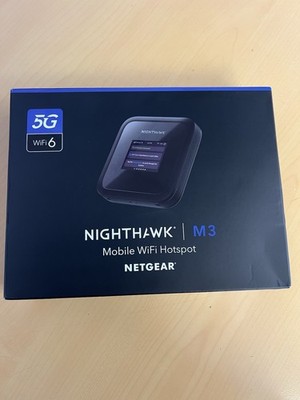 Netgear Nighthawk M3 Portable WiFi 6 Hotspot 5G Router - OPENED NEVER ...