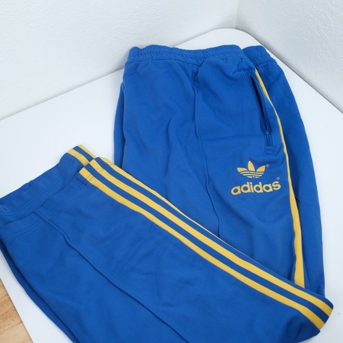 Adidas Original Adicolor 70s Archive Track Pants Size XXL Blue Yellow ...