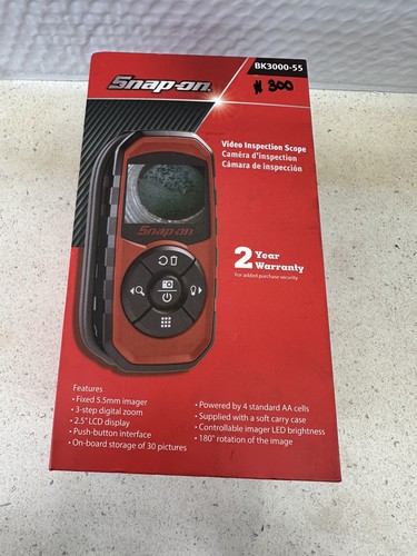Snap-on Tools BK3000-55 5.5mm Imager Borescope Video Inspection - | eBay