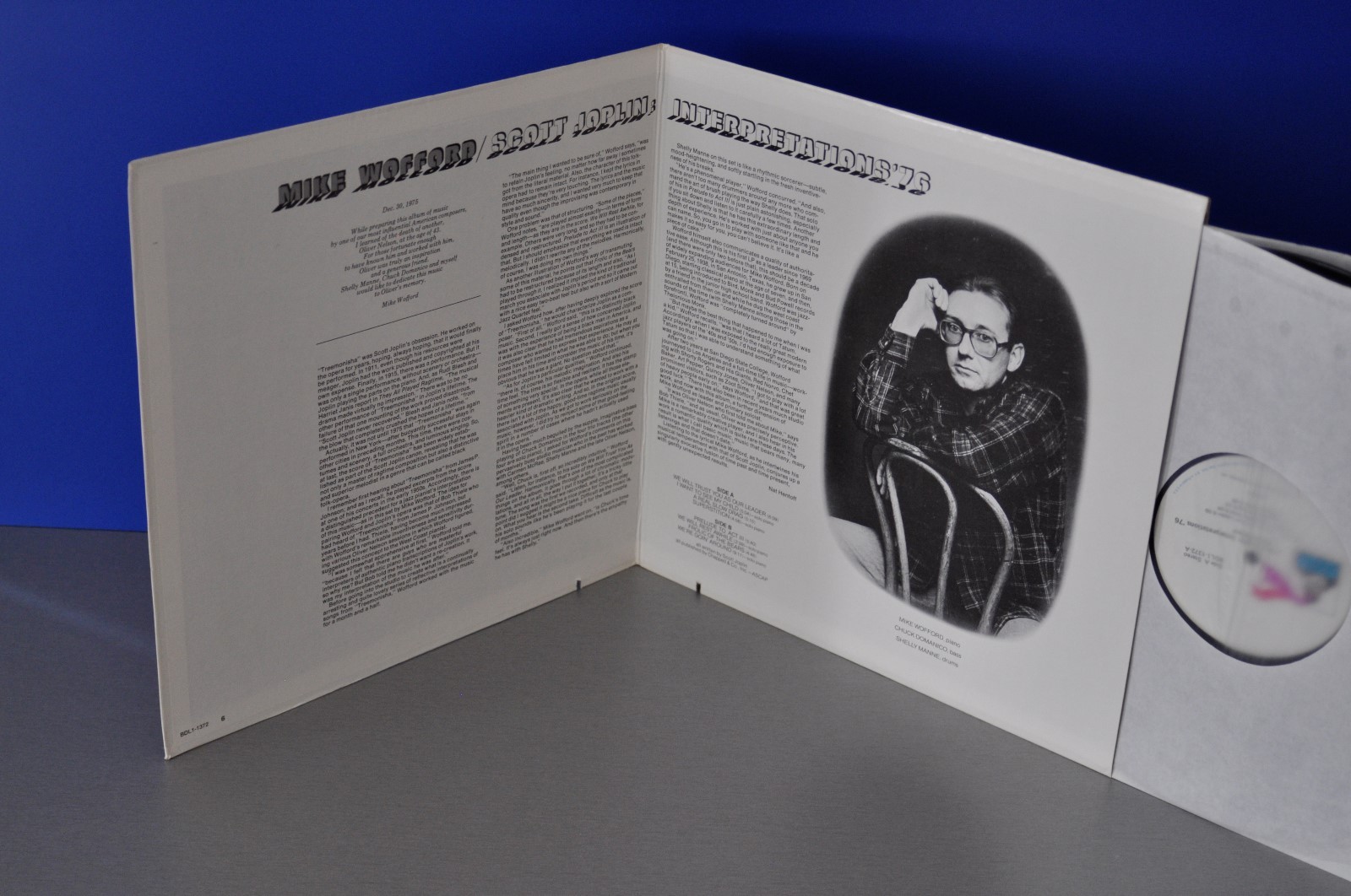 Mike Wofford Scott Joplin: Interpretations ´76 USA ORIGINAL FOC Vinyl ...