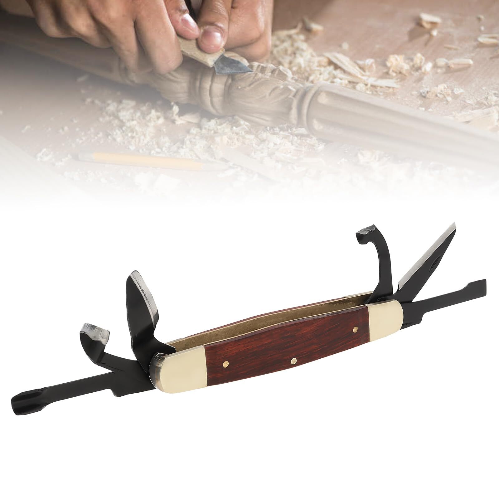 Right-Handed Carvin' Jack Folding Whittling Knife Multi-Tool Portable ...