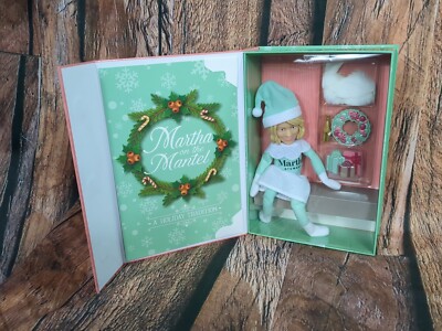 Martha Stewart Martha on a Mantle 2024 Christmas Elf Doll, 10.5” Small ...