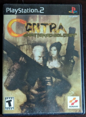 CONTRA SHATTERED SOLDIER SONY PLAYSTATION 2 PS2 COMPLETE WITH MANUAL ...