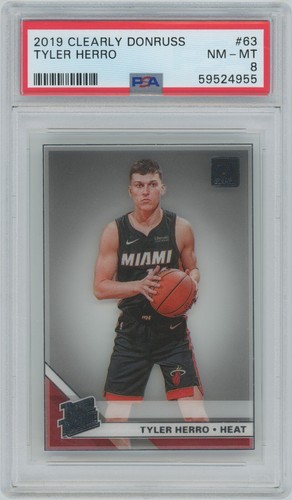 2019 Clearly Donruss Tyler Hero #63 PSA 8 | eBay