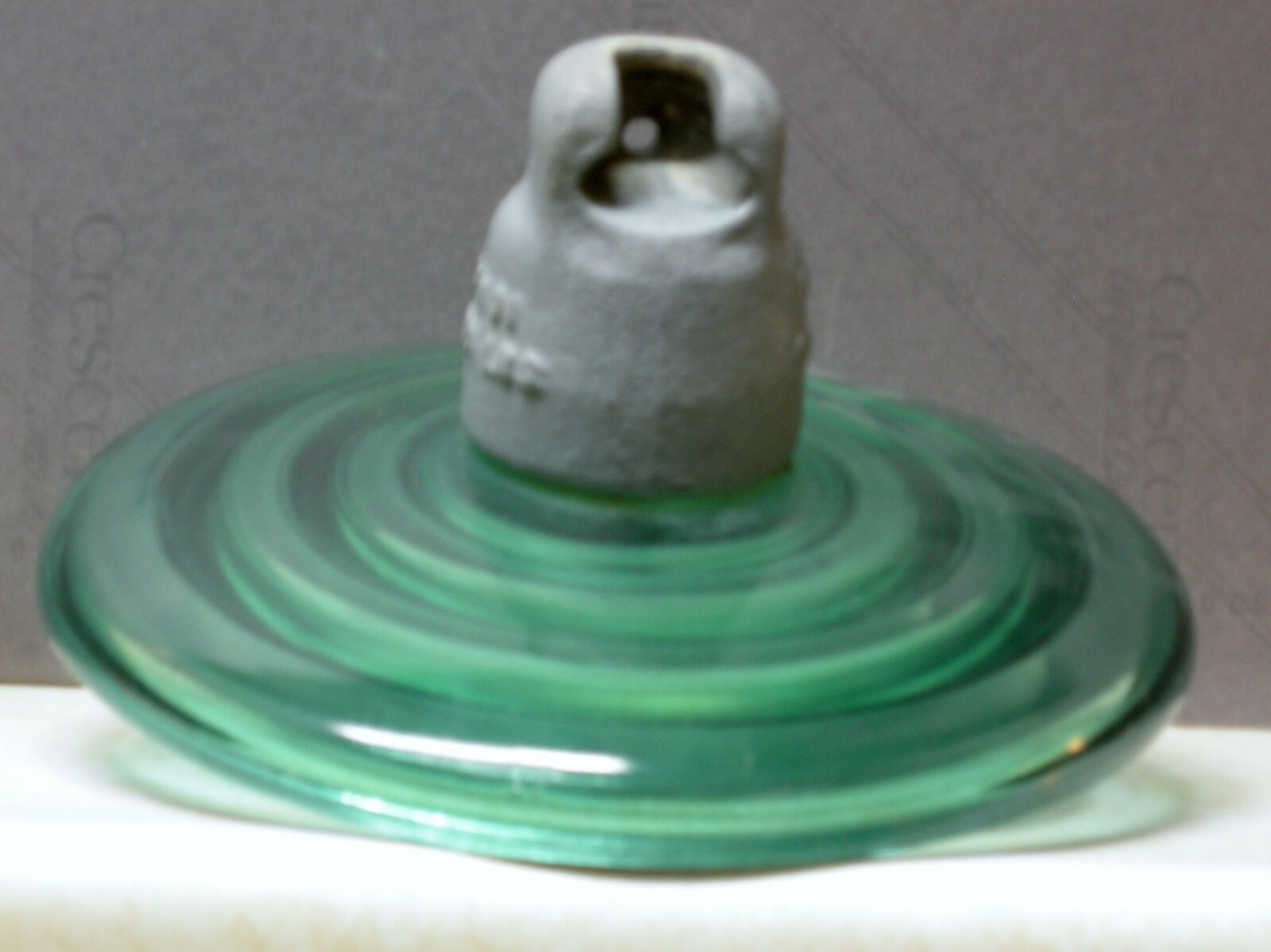 Vtg Sediver E V I 66C Industrial 10" Clear Green Glass Electrical ...