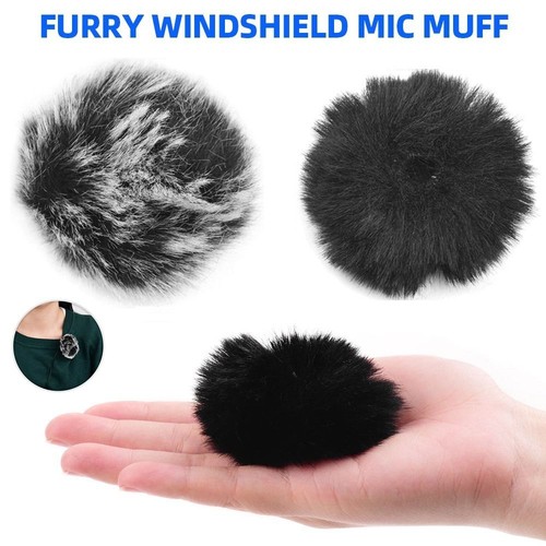 1Pcs Wind Muff Mic Furry Fur For SONY RODE BOYA Lapel Lavalier ...
