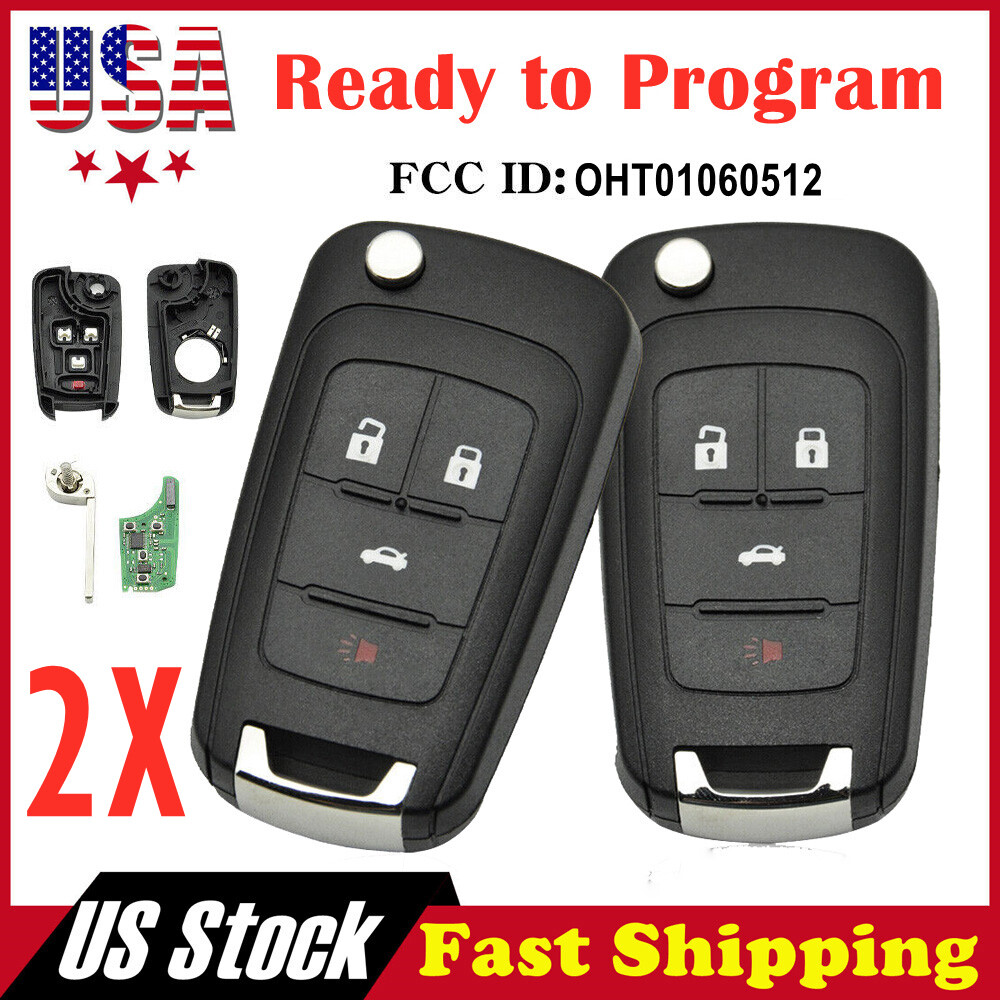2 For 2010 2011 2012 2013 2014 2015 2016 GMC Terrain Chevy Remote Flip ...