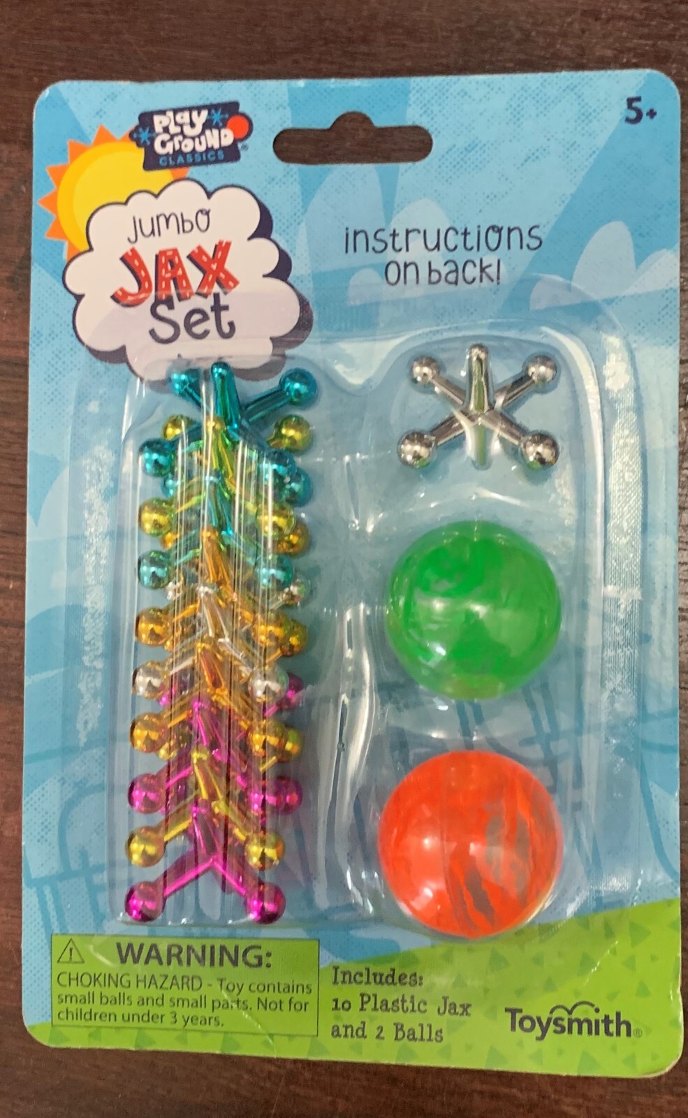 Jumbo Jax Set with 10 Plastic Jax and 2 Balls | eBay