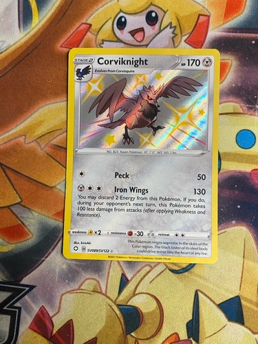 Corviknight SV089/SV122 Ultra Rare Shiny Vault Shining Fates Pokemon ...