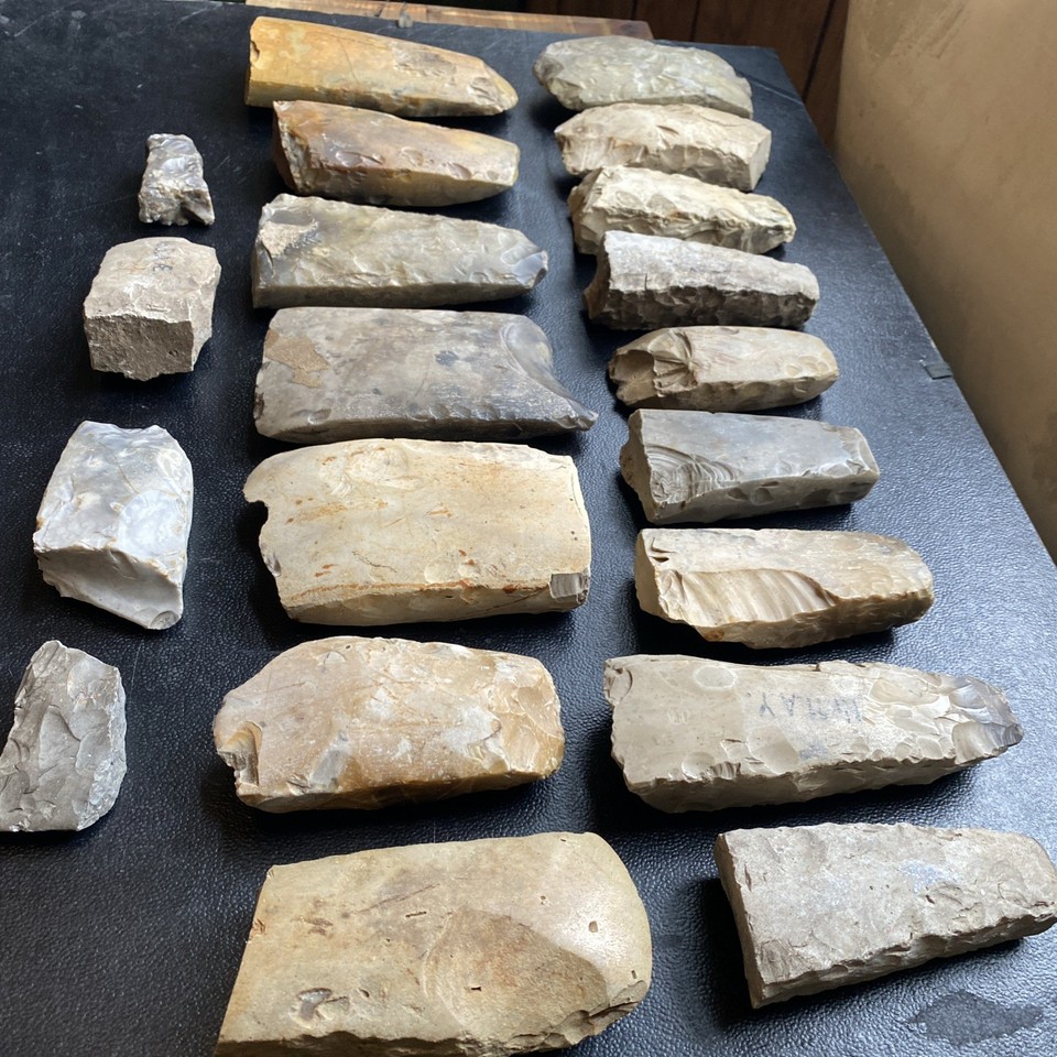 Lot of 20 Danish Neolithic Flint Axes, Polished & Flaked 5000-3000 BC ...