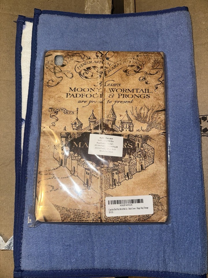 Harry Potter Marauders Map iPad/iPad Air Tablet Folding Case Stand Pen ...