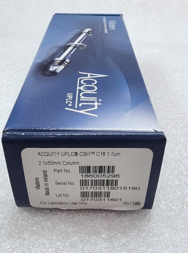WATERS 186005296 ACQUITY UPLC CSH C18 Column, 130Å, 1.7 µm, 2.1 mm X 50 ...