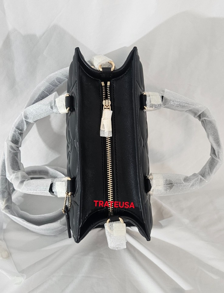 NWT Coach Maggie Small Tote Bag Signature Leather CY670 Black Authentic ...