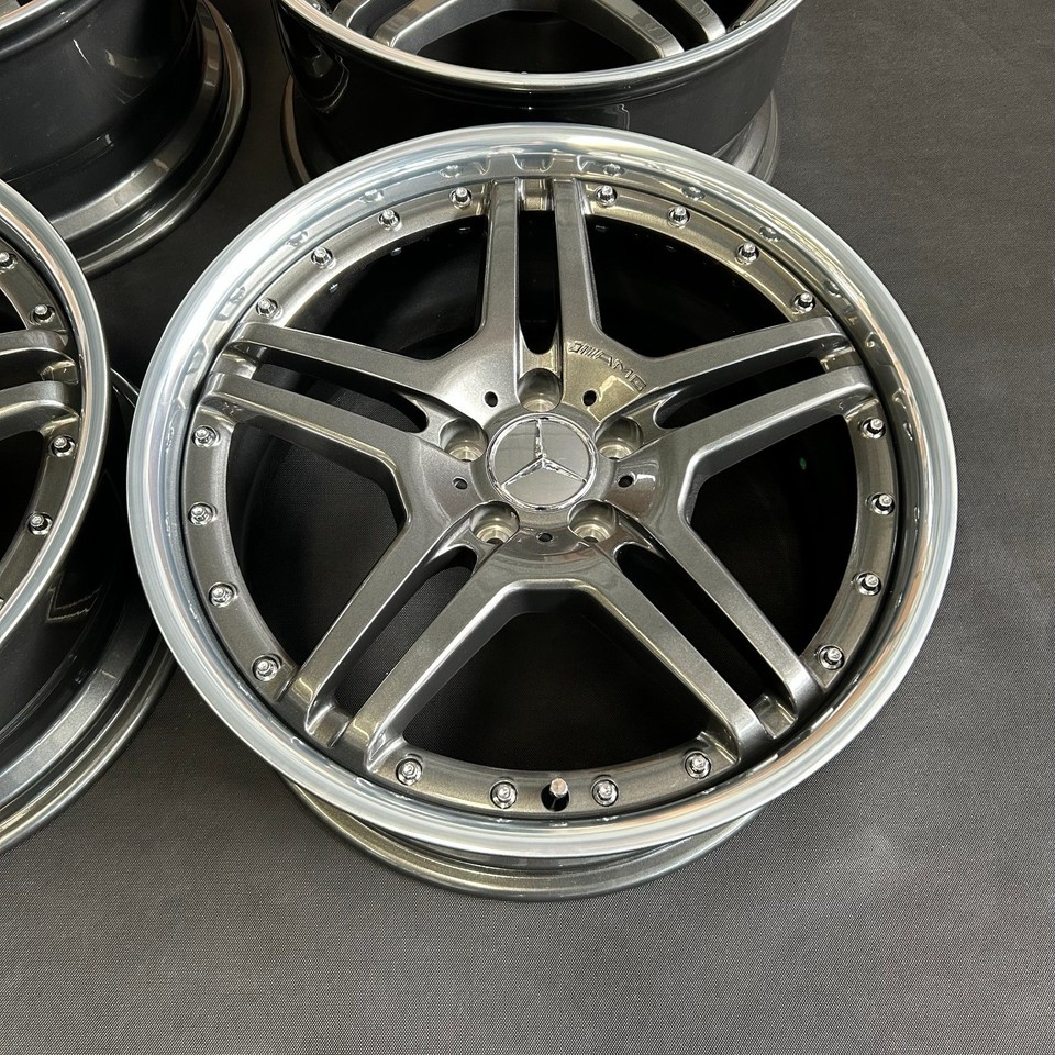Mercedes-Benz AMG Wheels 2-Piece SL65 S65 CLS55 E63 19" Staggered Front ...