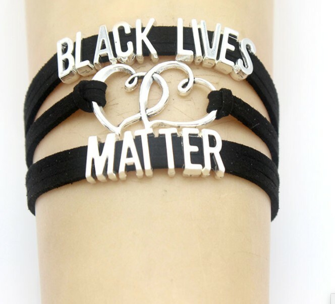 BLM Black Lives Matter Bracelet Unisex Movement Heart Shape | eBay