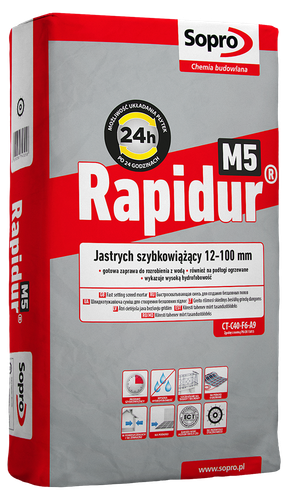500 kg- Sopro Rapidur M5 SchnellEstrich Mörtel, schnellbindender ...
