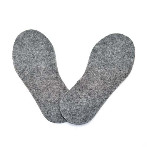 100% Felt Insole for Boots Comfy Unisex Shoes Inserts for Mens Womens ...