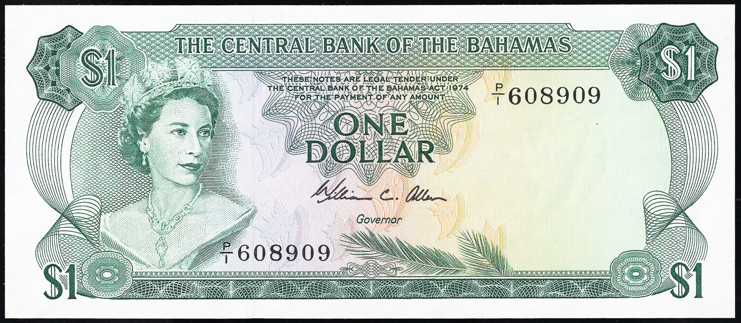 Bahamas Paper Money 1980s $1 Note | eBay