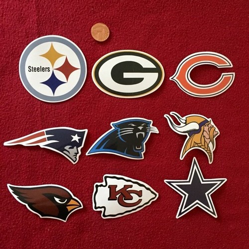 NFL Stickers - American Football Team Logo Badge New | eBay