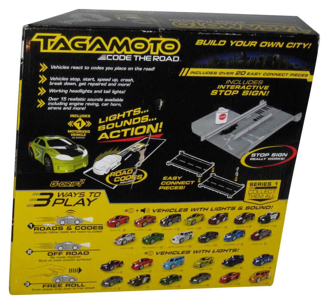Tagamoto Code The Road (2012) Motorized Vehicles Lights & Sound Car Set ...