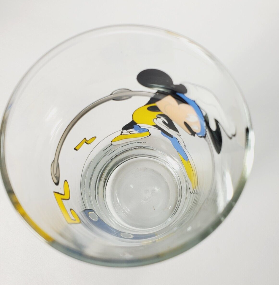 VTG The Walt Disney Co. Drinking Glass Mickey Mouse Dancing 5 3/4" Set ...
