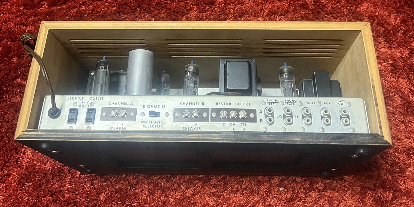 Vintage WICO (USA) TWENTY EIGHT 6BM8 / ECL82 Single Tube Amplifier ...