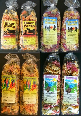 Nudel Nudeln Biker Fahrräder Läufer Wanderer Pasta 1Set=2x250g ...