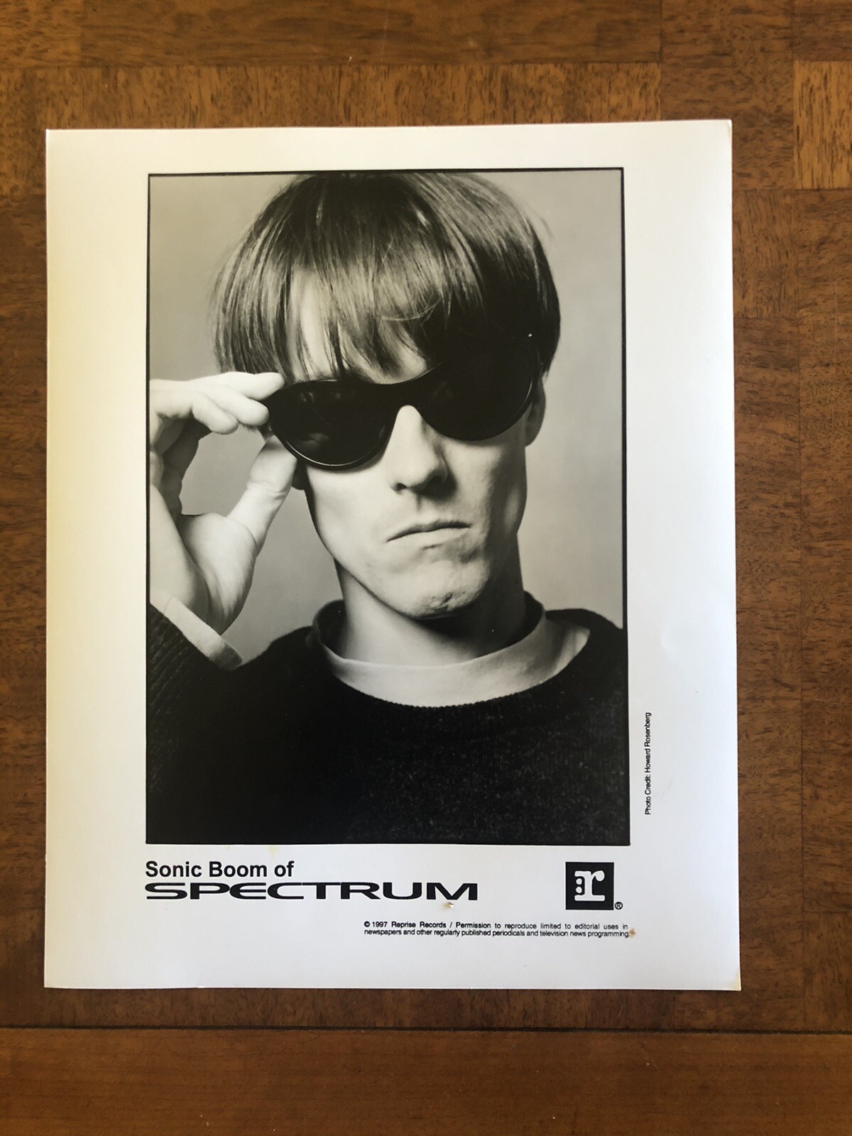 Peter Kember aka Sonic Boom of Spectrum Music Group 8X10 Vintage PRESS ...
