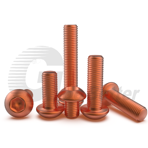 M3 M4 M5 M6 M8 Copper Button Head Socket Cap Screw DIN7380 Allen Bolts ...