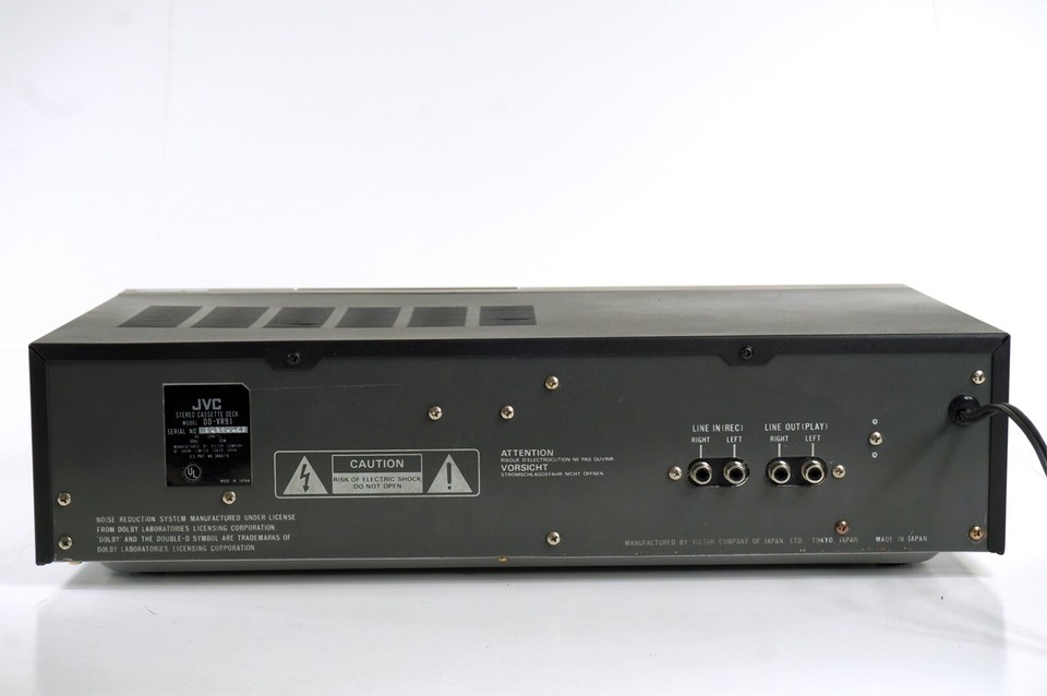 JVC DD-VR9 cassette deck. Dolby B/C. Direct drive. Autoreverse. B.E.S.T ...