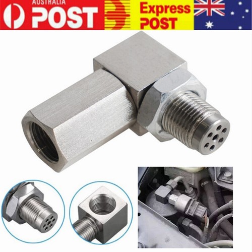 90°O2 Sensor Spacer Engine Light CEL Check Bung Mini Converter Connector Part AU | eBay Australia