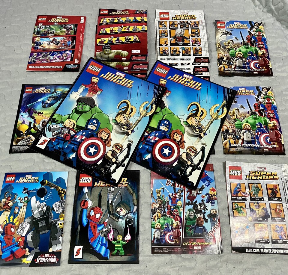 LEGO Marvel Super Heroes Mini Comic Books lot 13 Books + 5 Repeated | eBay