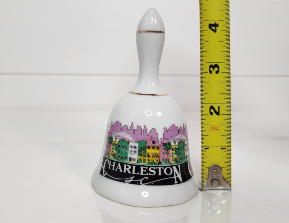Vintage Charleston South Carolina Collector's Bell Souvenir with Gold ...