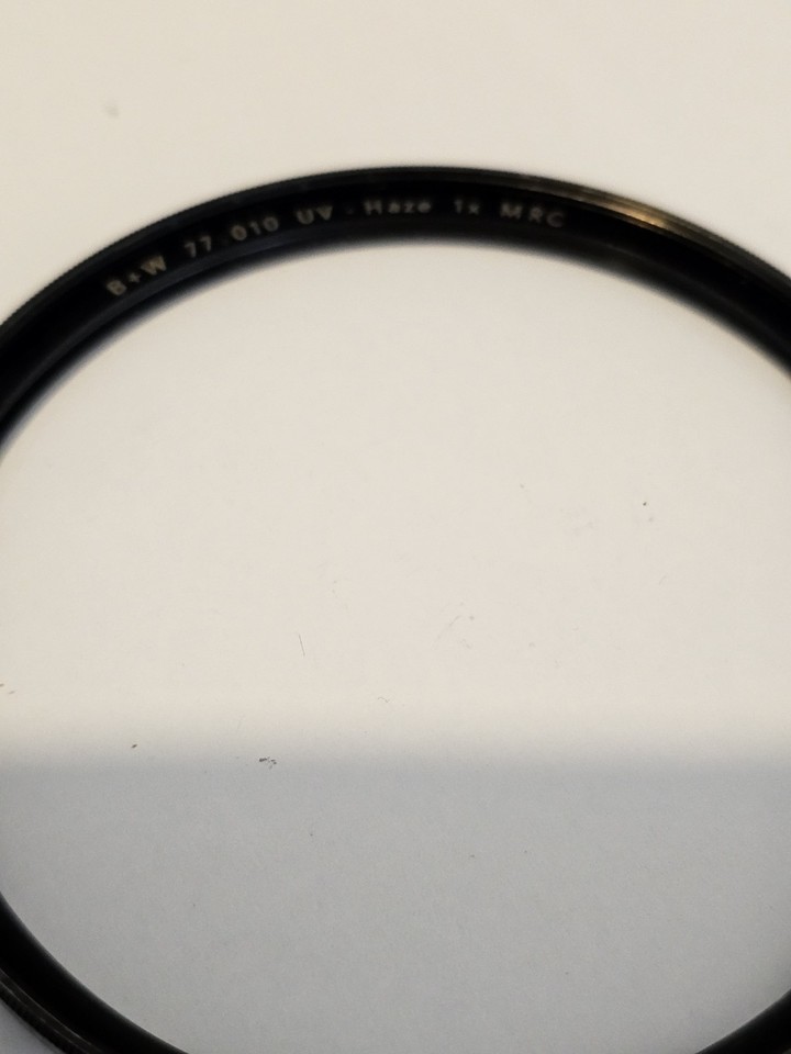 B+W 77mm UV Haze 1x MRC 010 Lens Filter / PRE OWNED / GOOD CONDITION | eBay