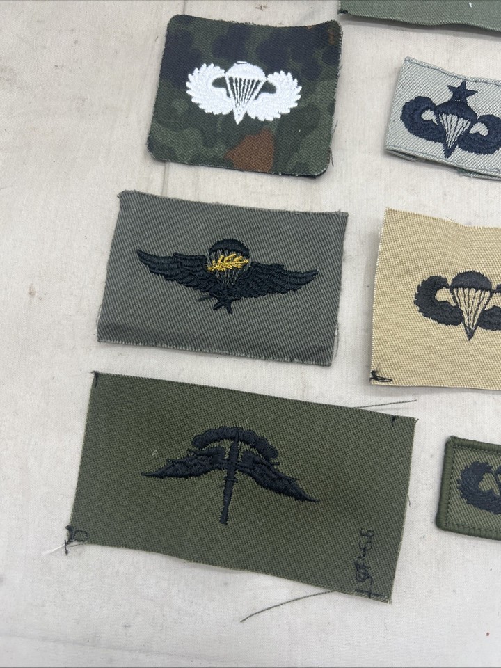 US Army Cloth Airborne Qualification Badge Lot (KB | eBay