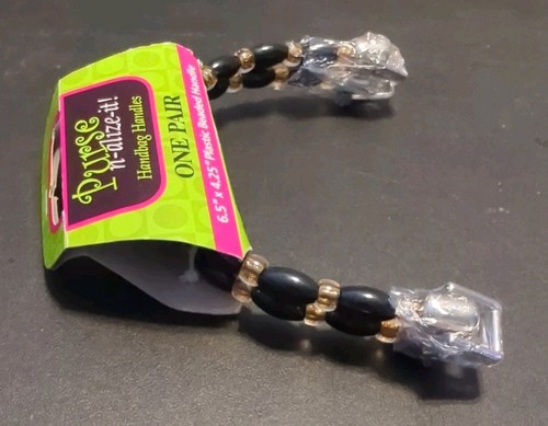 Purse n-alize it Bag Purse Handles Plastic Bead 6.5"X4.25" NEW | eBay