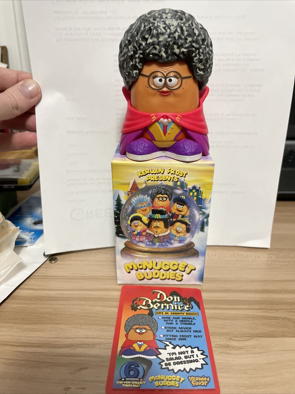 2023 McDONALD'S THE KERWIN FROST BOX McNUGGET BUDDIES #6 DON BERNICE ...