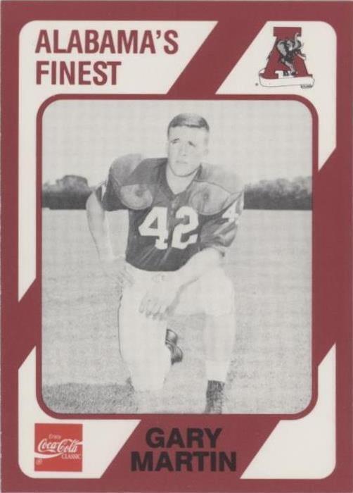 1989 Collegiate Collection Alabama Crimson Tide - Gary Martin #476 (RC ...