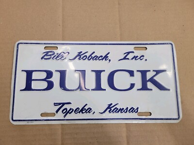 Bill Kobach Buick Topeka Kansas KS Metal Car Dealership Dealer License ...
