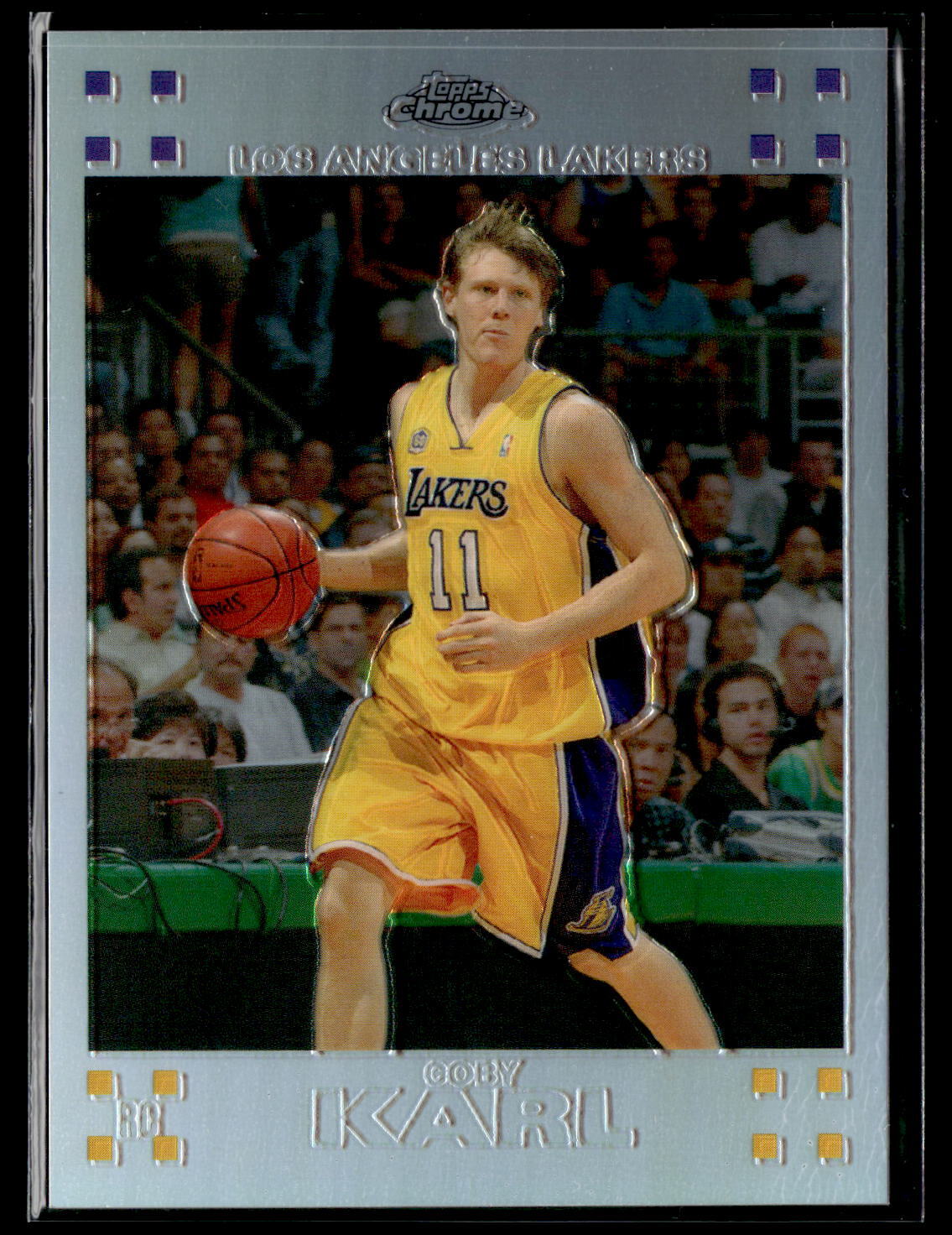 2007 Topps Chrome Coby Karl #116 SN1499 Los Angeles Lakers | eBay