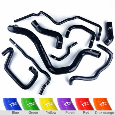 For 99-06 VW Golf GTI MK4 1.8T Silicone Radiator Coolant Hoses Kit Pipe ...