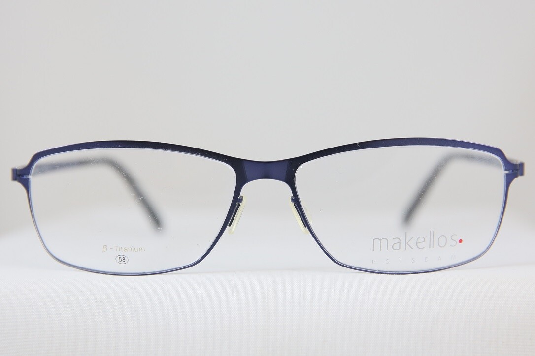 GREAT NEW MAKELLOS POTSDAM TITANIUM EYEGLASSES MADE IN JAPAN X | eBay