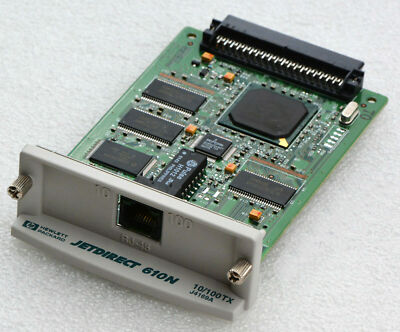 HP JetDirect 610N Internal Ethernet Interface 10/100 Print Server ...