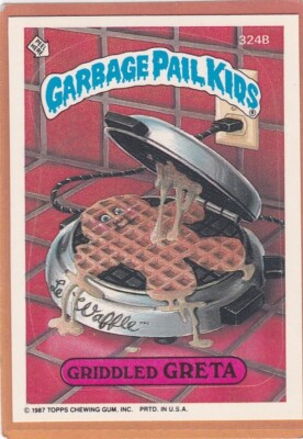 1987 TOPPS GARBAGE PAIL KIDS GRIDDLED GRETA #324B NM/NMMT *A954 | eBay