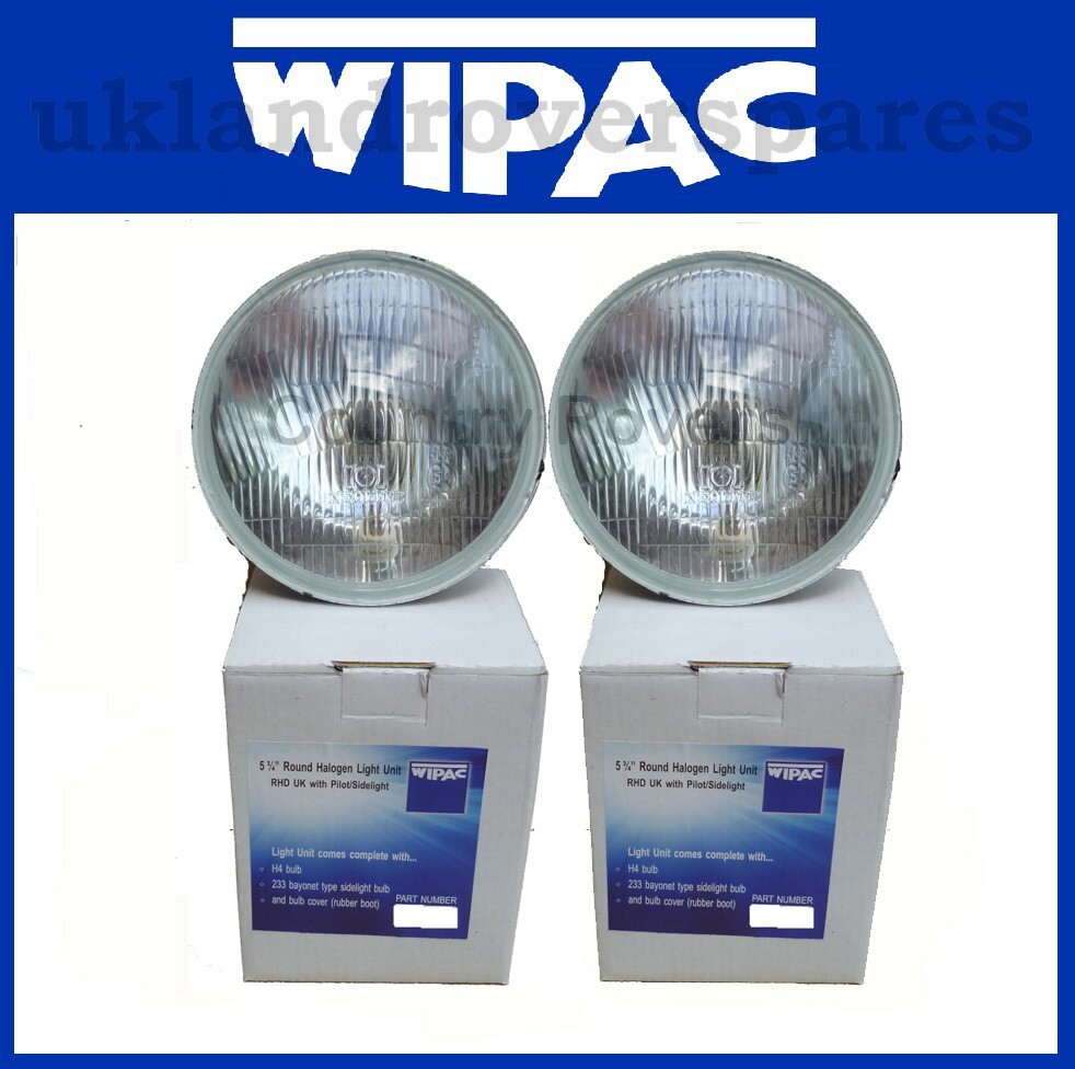 5 3/4 INCH ROUND HEADLIGHT HALOGEN - COMES WITH H4 BULB & PILOT (ONE ...